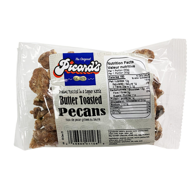 Butter Toasted Pecans| Picard Peanuts | Buy Nuts Online