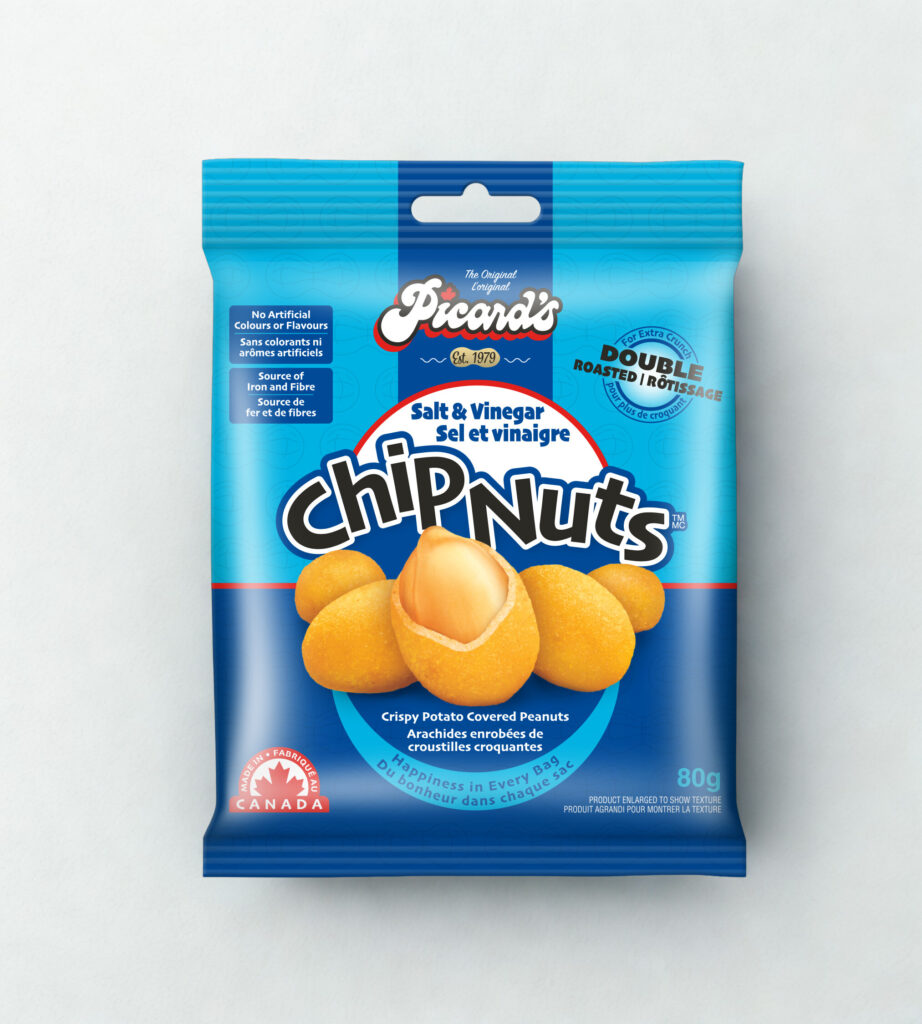 Salt & Vinegar Chip Nuts® 80g - Picard's Peanuts