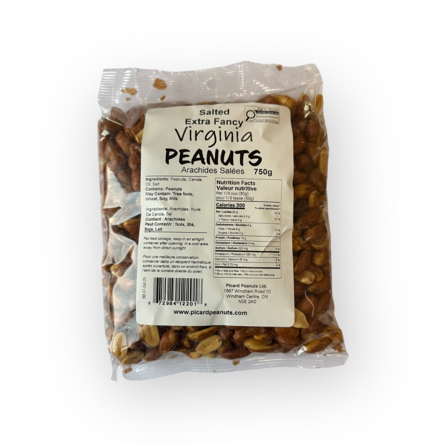 Valencia Peanut Butter 750g - Picard's Peanuts
